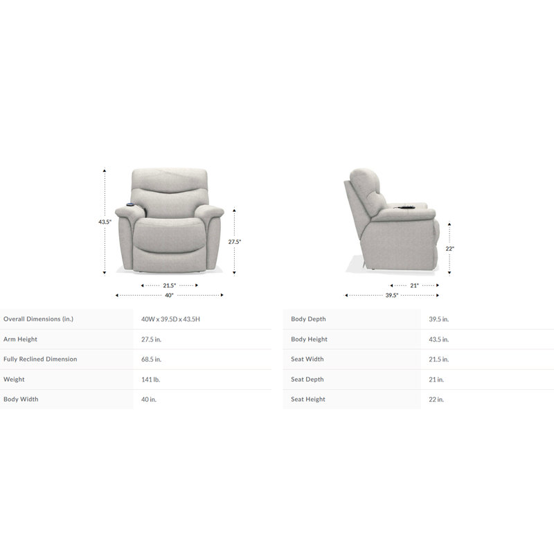 James Power Lift Recliner